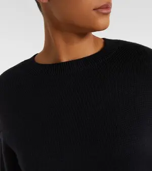 Khaite Sabina Cashmere And Mohair Sweater - Blue