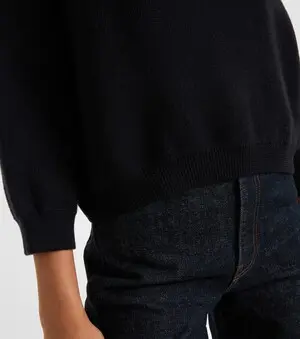 Khaite Sabina Cashmere And Mohair Sweater - Blue