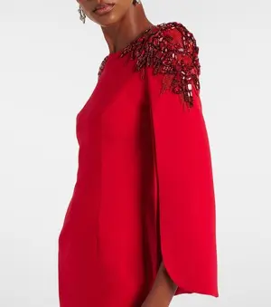 Jenny Packham Adeline Embellished Gown - Red
