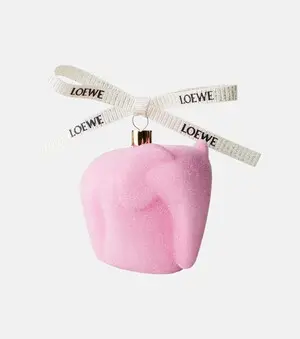 Loewe Elephant Glitter Glass Ornament