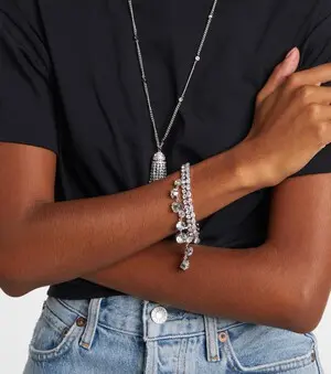 Rabanne Crystal-embellished Bracelet