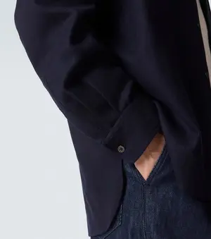 Dries Van Noten Embroidered Wool Shirt