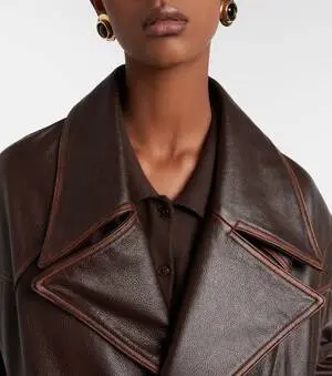 JACQUES WEI Leather Biker Jacket