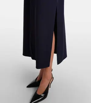 Ralph Lauren Belted Wool Midi Shirt Dress