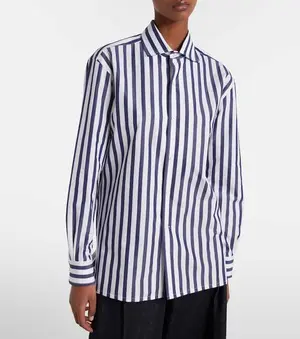 Ralph Lauren Striped Cotton Poplin Shirt