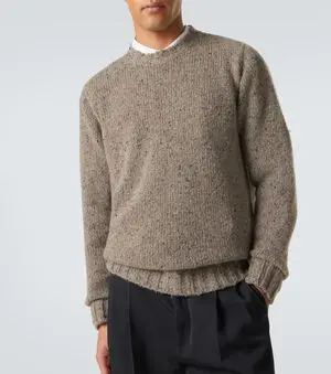 THE ROW Pellegrino Cashmere Sweater - Brown