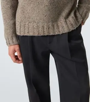 THE ROW Pellegrino Cashmere Sweater - Brown