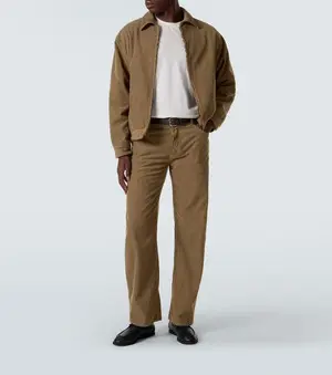 THE ROW Rossen Cotton Corduroy Straight Pants