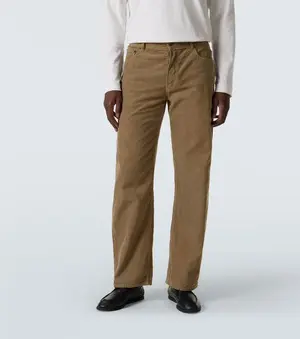THE ROW Rossen Cotton Corduroy Straight Pants