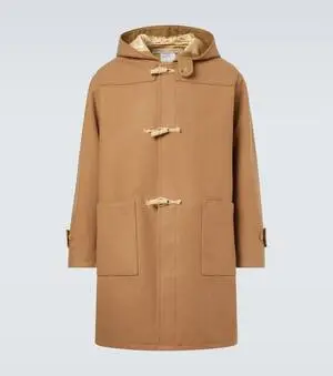 Visvim Commodore Wool And Linen Duffle Coat
