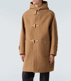 Visvim Commodore Wool And Linen Duffle Coat