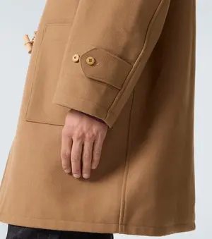 Visvim Commodore Wool And Linen Duffle Coat