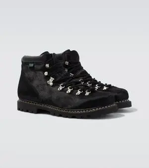 Junya Watanabe Calf Hair Lace-up Boots