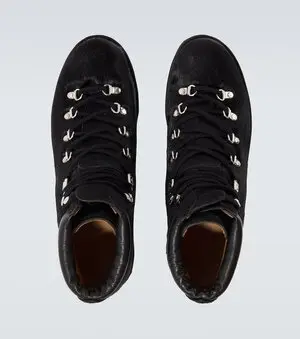 Junya Watanabe Calf Hair Lace-up Boots