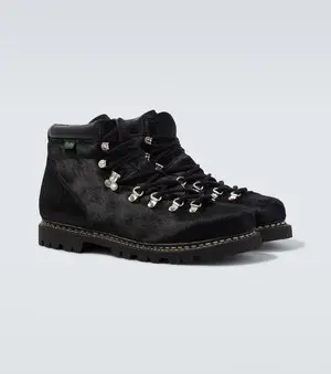 Junya Watanabe Calf Hair Lace-up Boots