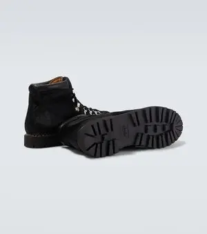 Junya Watanabe Calf Hair Lace-up Boots