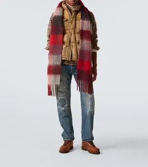 Ralph Lauren Leather-trimmed Ripstop Puffer Vest