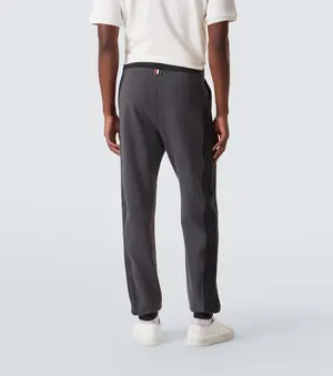 Thom Browne 4-bar Cotton Jersey Sweatpants