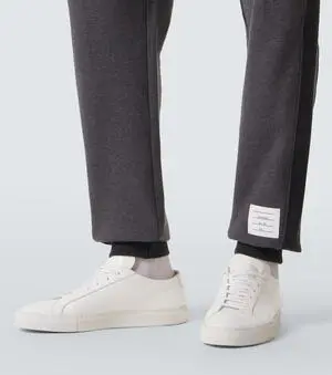 Thom Browne 4-bar Cotton Jersey Sweatpants