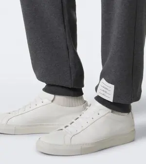 Thom Browne 4-bar Cotton Jersey Sweatpants
