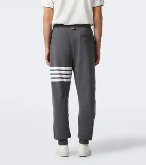 Thom Browne 4-bar Cotton Jersey Sweatpants