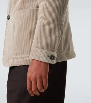 Zegna Conte Cotton And Cashmere Corduroy Jacket