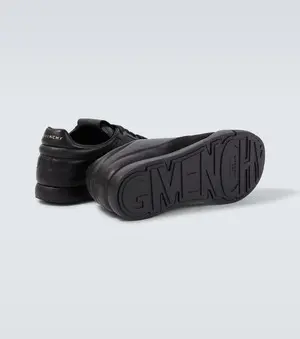 Givenchy Yard Court Leather Sneakers - Black