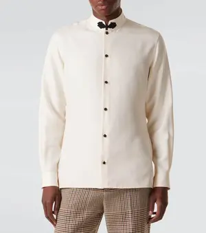 Valentino Garavani Silk Shantung Shirt