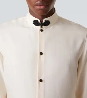 Valentino Garavani Silk Shantung Shirt