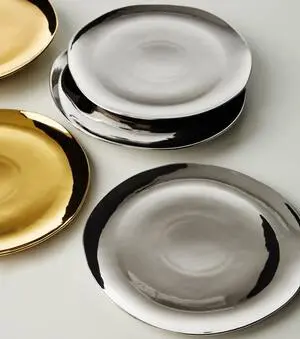 BITOSSI Set Of 4 Porcelain Dinner Plates