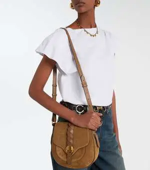 Isabel Marant Altay Small Suede Shoulder Bag