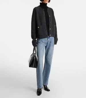 TOTEME Wool-blend Cardigan - Grey