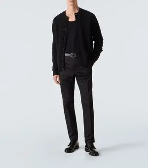 Dolce & Gabbana Cotton-blend Slim Trousers