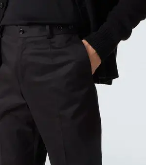 Dolce & Gabbana Cotton-blend Slim Trousers