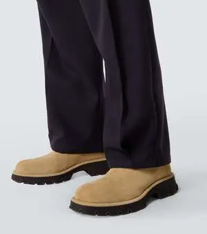 Loewe Mid-rise Wide-leg Pants - Blue
