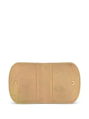 Longchamp Le Pliage Xtra Snap-closure Card Holder - Gold