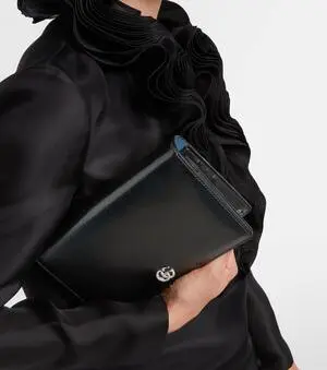 Gucci Gg Marmont Leather Wallet On Chain