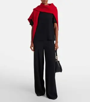 JOSEPH Hulin Silk Crêpe De Soie Wide-leg Pants