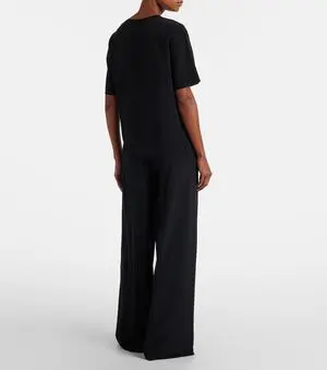 JOSEPH Hulin Silk Crêpe De Soie Wide-leg Pants