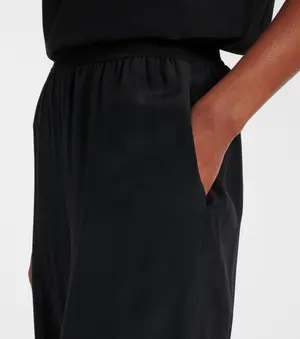 JOSEPH Hulin Silk Crêpe De Soie Wide-leg Pants