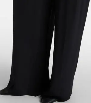 JOSEPH Hulin Silk Crêpe De Soie Wide-leg Pants