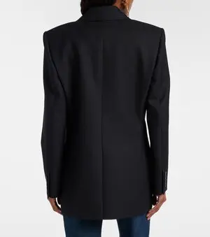 Saint Laurent Double-breasted Wool Blazer