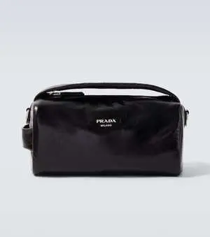 Prada Leather Shoulder Bag - Black