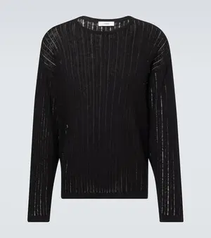 Commas Ribbed Sweaters For Men