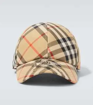 Burberry Check Twill Baseball Cap