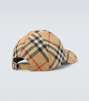 Burberry Check Twill Baseball Cap