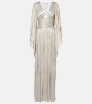 MARIA LUCIA HOHAN Draped Silk Gown