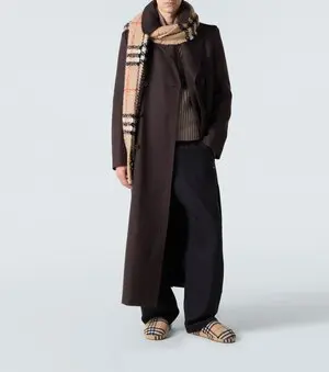 Burberry Check Slippers - Beige