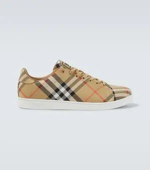 Burberry Check Sneakers - Beige