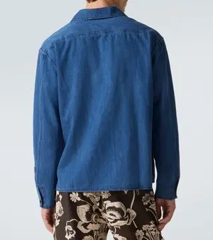 Commas Tie-neck Denim Shirt